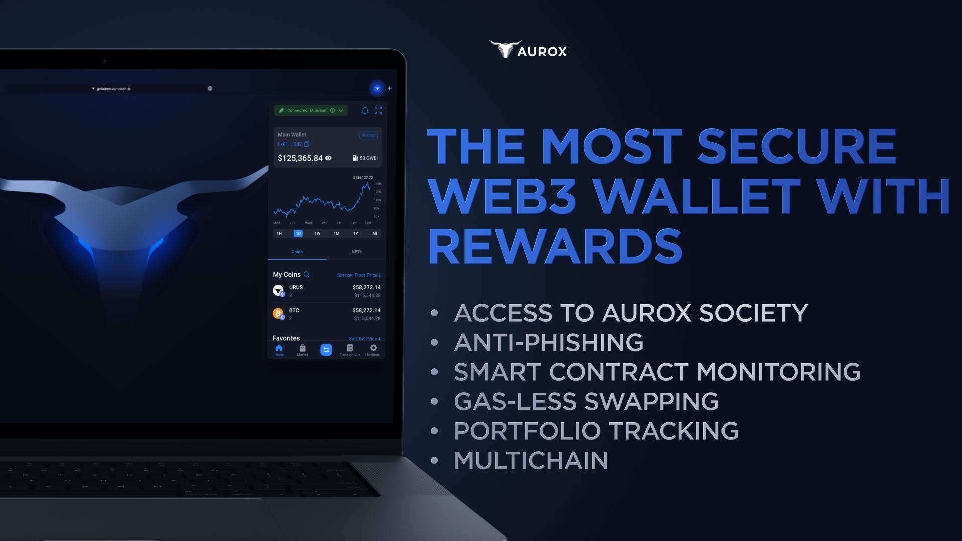 Aurox Wallet | The Most Secure Web3 Wallet | First Wallet With Rewards ...
